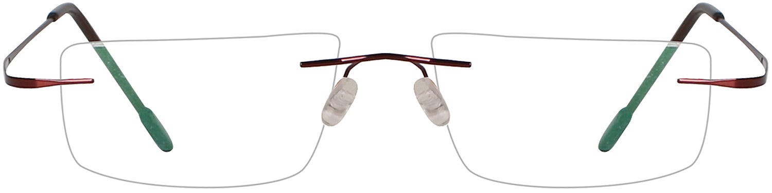 Rimless Rectangle Eyeglasses 143572