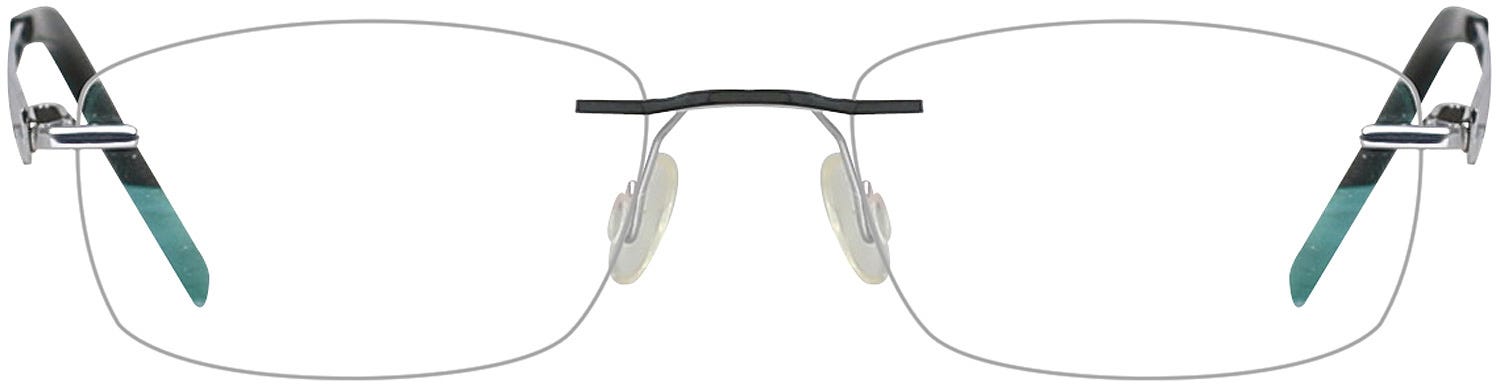 Rimless Rectangle Eyeglasses 143579